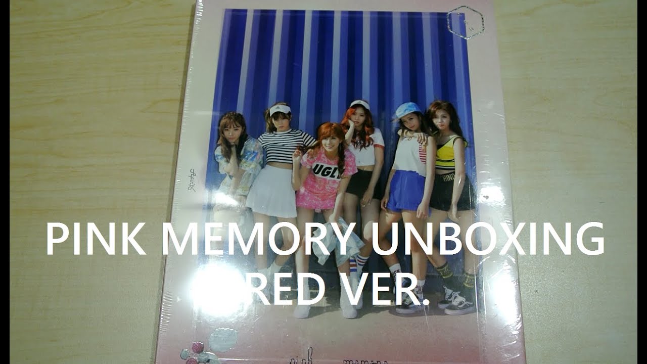 Apink Pink Memory (Red Ver.) Unboxing - YouTube