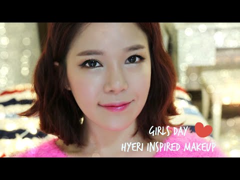 Girl's Day Hyeri Makeup! 걸스데이 혜리 메이크업 - YouTube