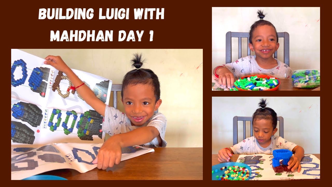 Luigi Building Blocks | Luigi Micro Bricks | Healthy Activity For Kids ...