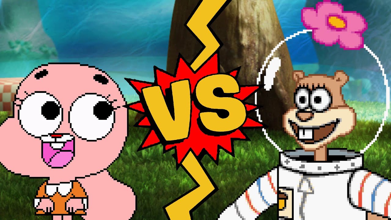 M.U.G.E.N | Anais Watterson vs Sandy Cheeks | The Amazing World of ...