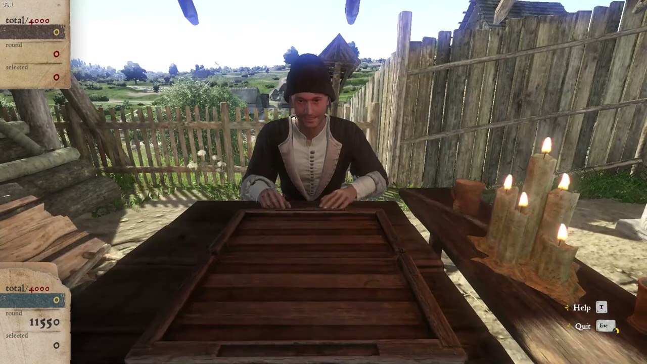 KCD Dice game ending 15550 score - YouTube