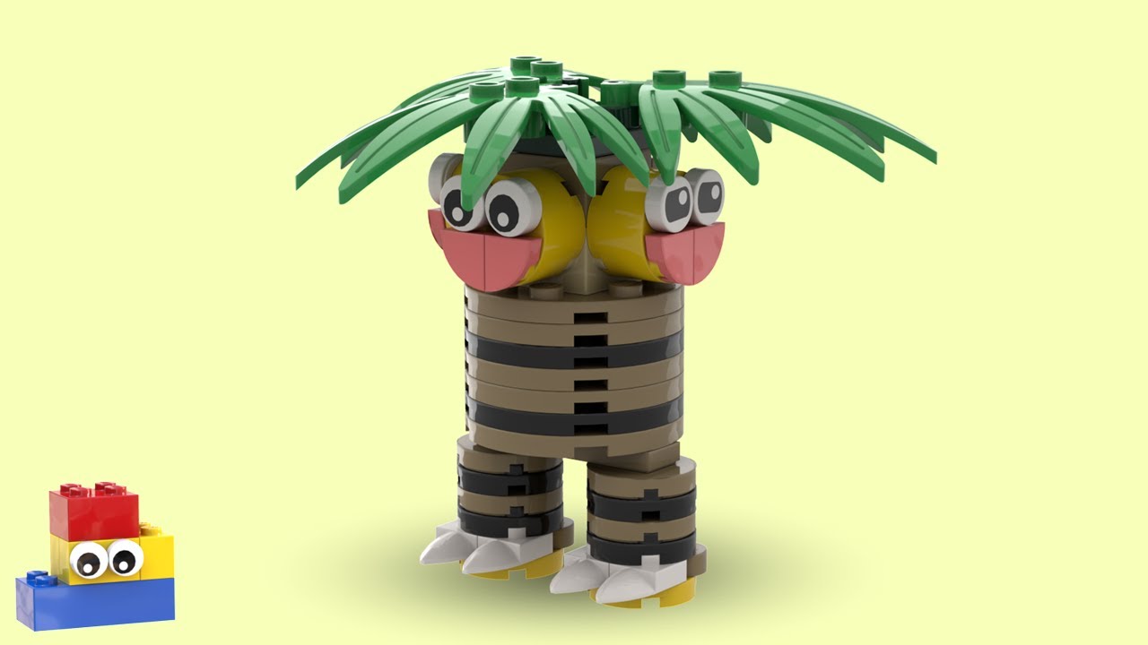 LEGO Pokémon: Exeggutor Tutorial - YouTube