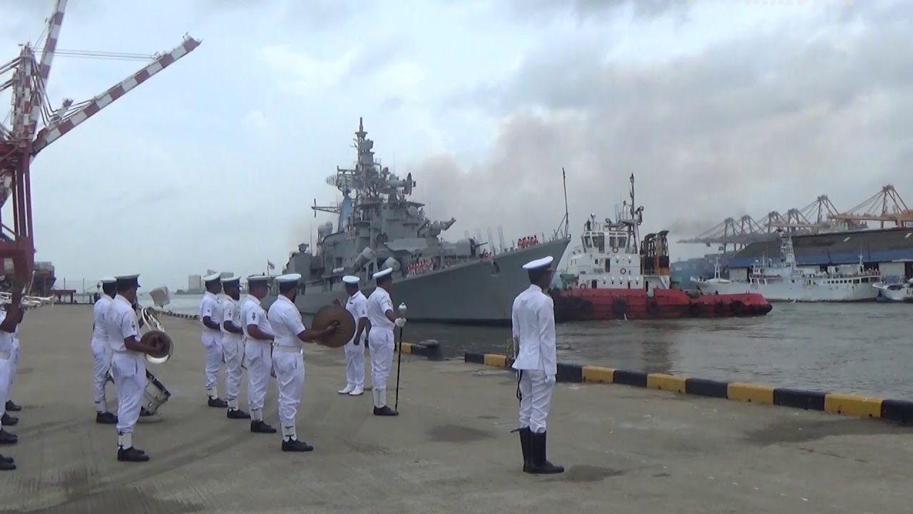 INS Ranvir leaves on completion of successful tour - YouTube