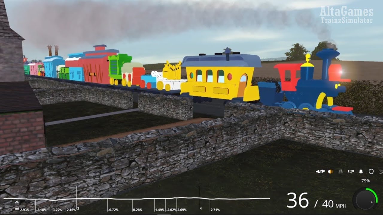 Casey Jr. continue the journey at night to the city of Sodor - YouTube