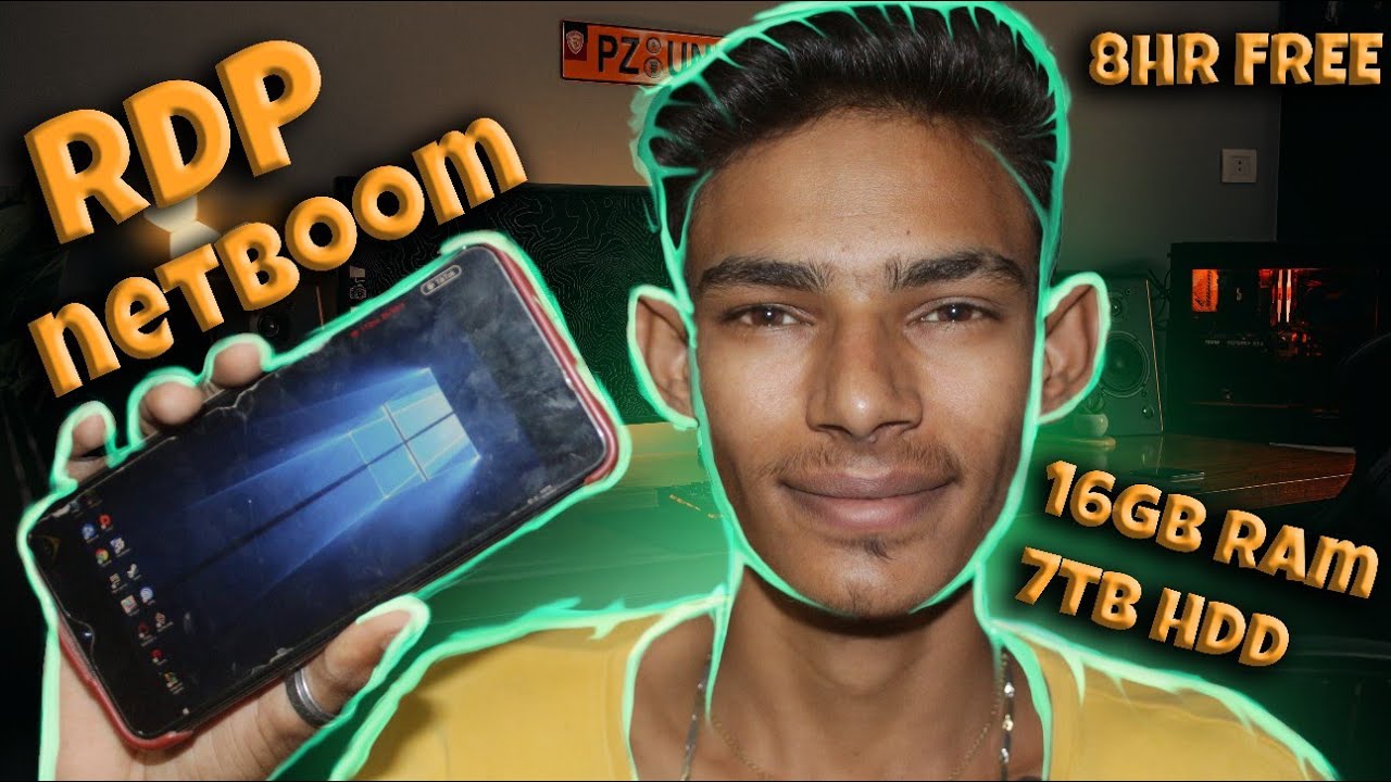 Netboom Free Gaming RDP 8Hr Free | 16Gb ram 7TB hdd With Graphic card # ...