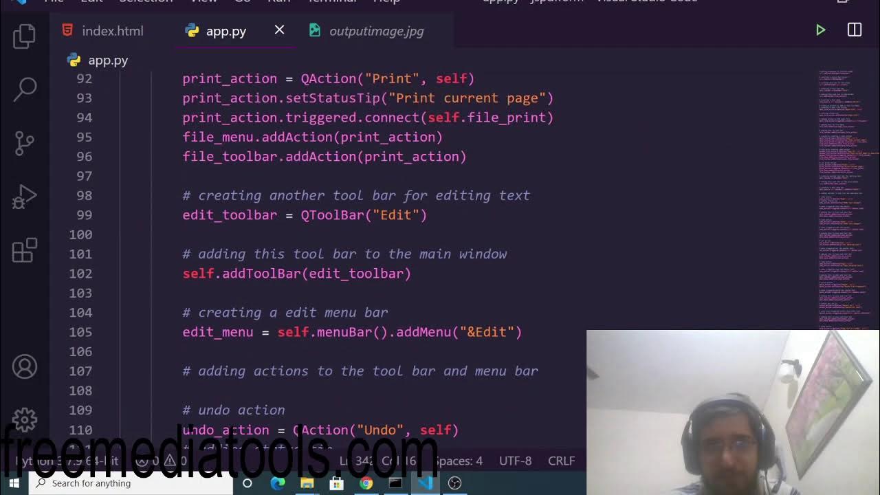 Python PyQt5 Advanced Notepad with CRUD Operations GUI Desktop App Full Project For Beginners ...