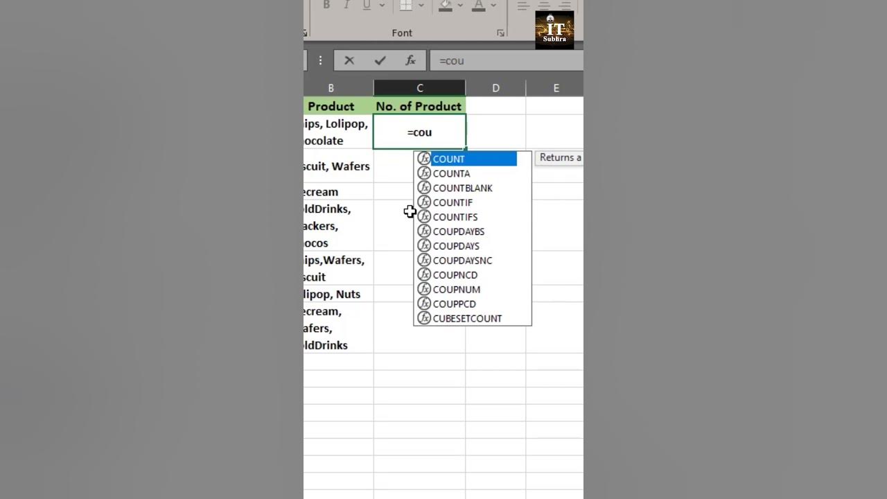 👉Advanced tricks_Count comma separated text with COUNTA and TEXTSPLIT function in MS Excel# ...