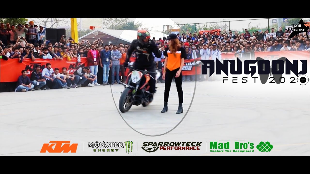 MONTY STUNTS || ANUGOONJ FEST 2020 || TEAM EVERLAST - YouTube