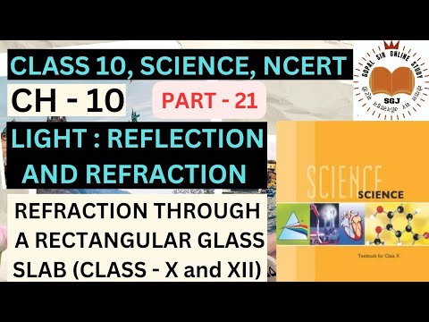 Class 10, Science, Physics, Ch-10, Light, Refraction through ...