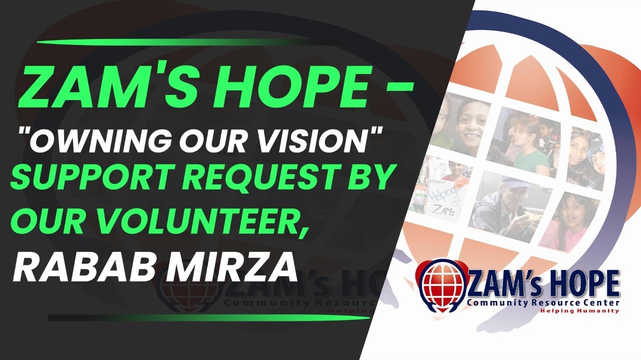 #1 Charity in The World | ZAM's Hope | Owning Our Vision | Support ...