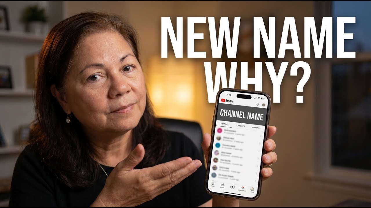 I Changed My Channel Name Here's Why - YouTube