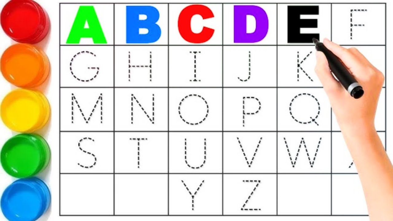 ABC for Kids | How to Draw and PaintAlphabet A to Z for Kids Easy ...