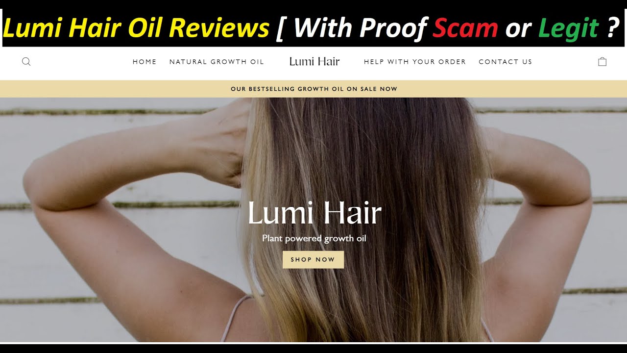 Lumi Hair Oil Reviews [ With Proof Scam or Legit ? ] TryLumiHair ...
