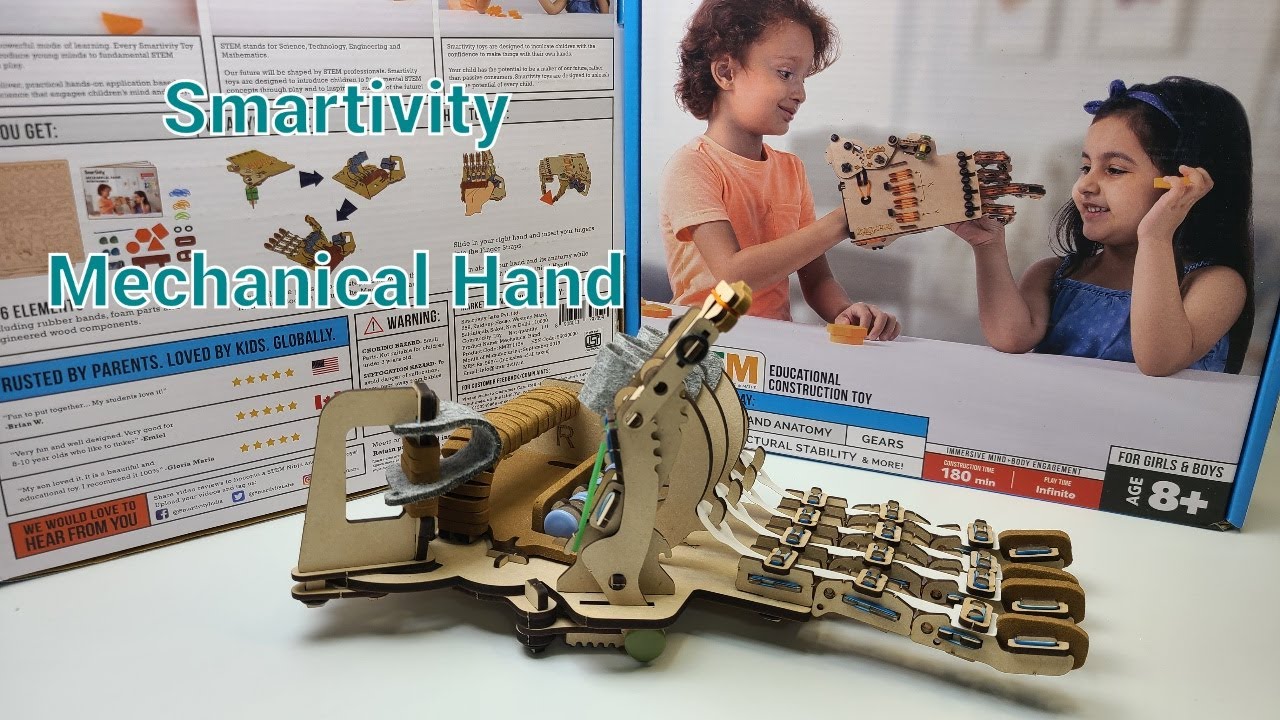 스마티비티 머신핸드(Smartivity Mechanical Hand) - YouTube