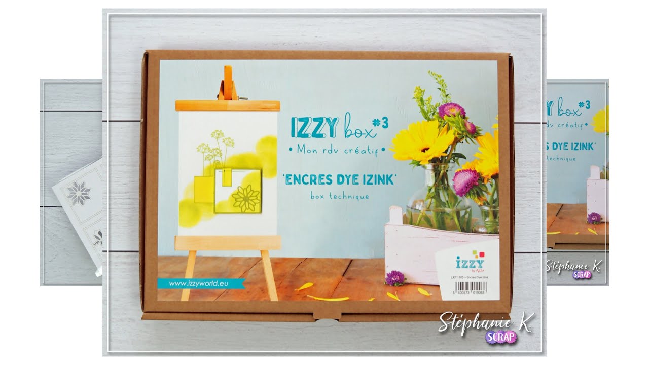 Découverte contenu - Izzy Box 3 ‘Encres dye Izink’ - YouTube
