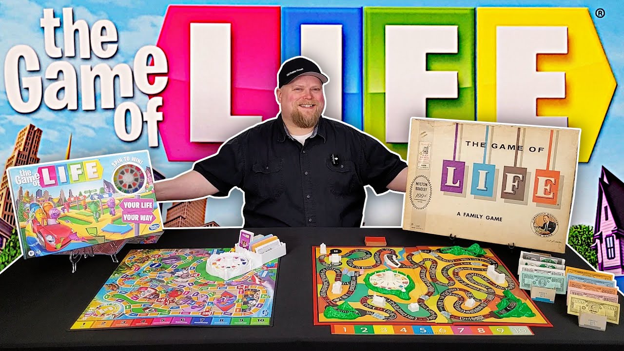 The Game of Life Retro Board Game Review - Milton Bradley (1960) vs ...