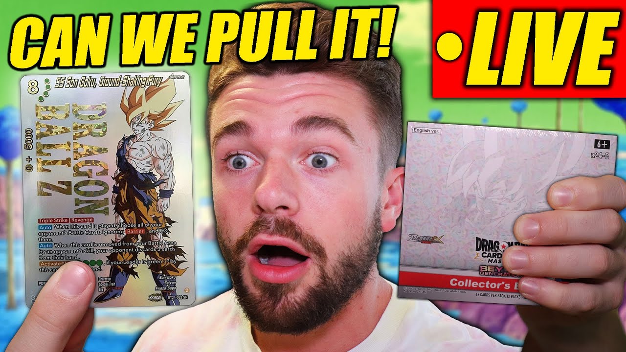 *LIVE* Dragon Ball Super Beyond Generations COLLECTOR'S BOOSTER BOX ...