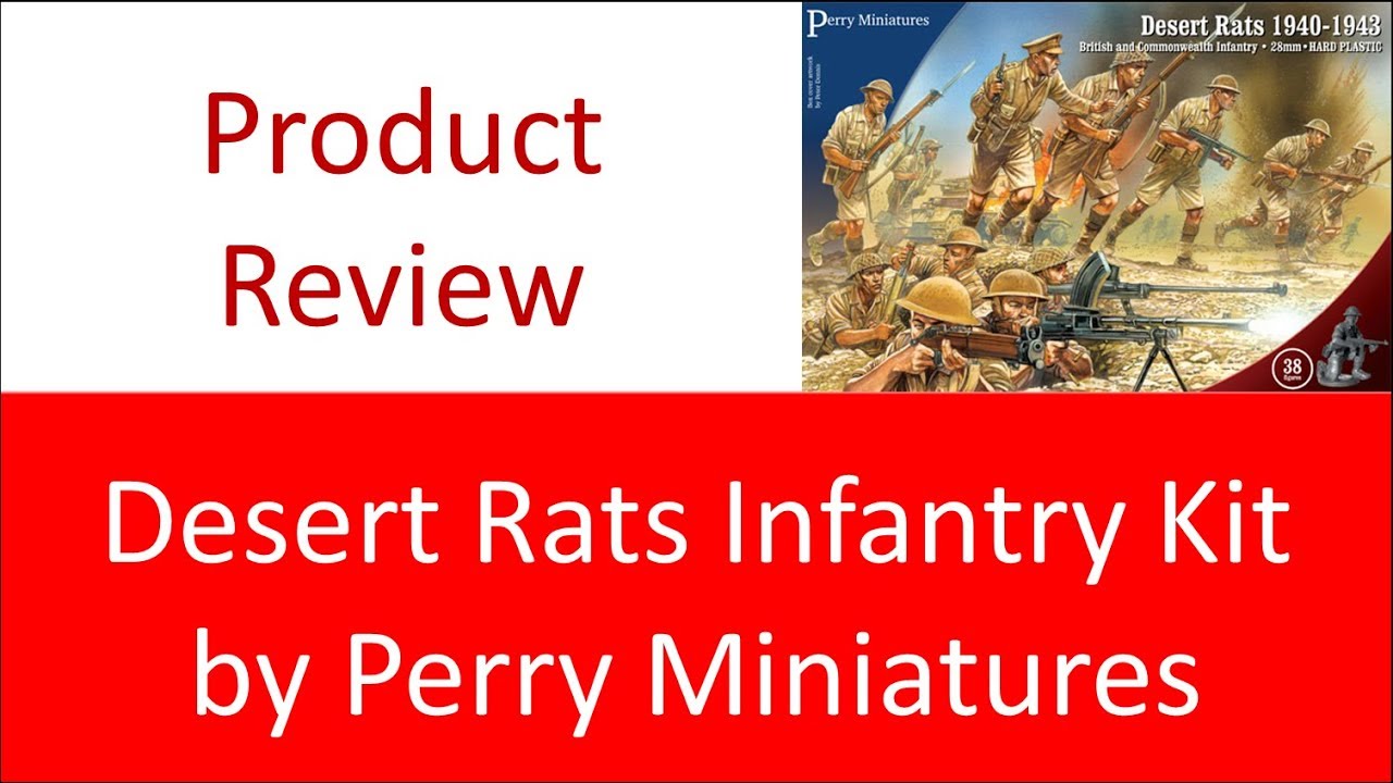 Product Review: Desert Rats by Perry Miniatures - YouTube