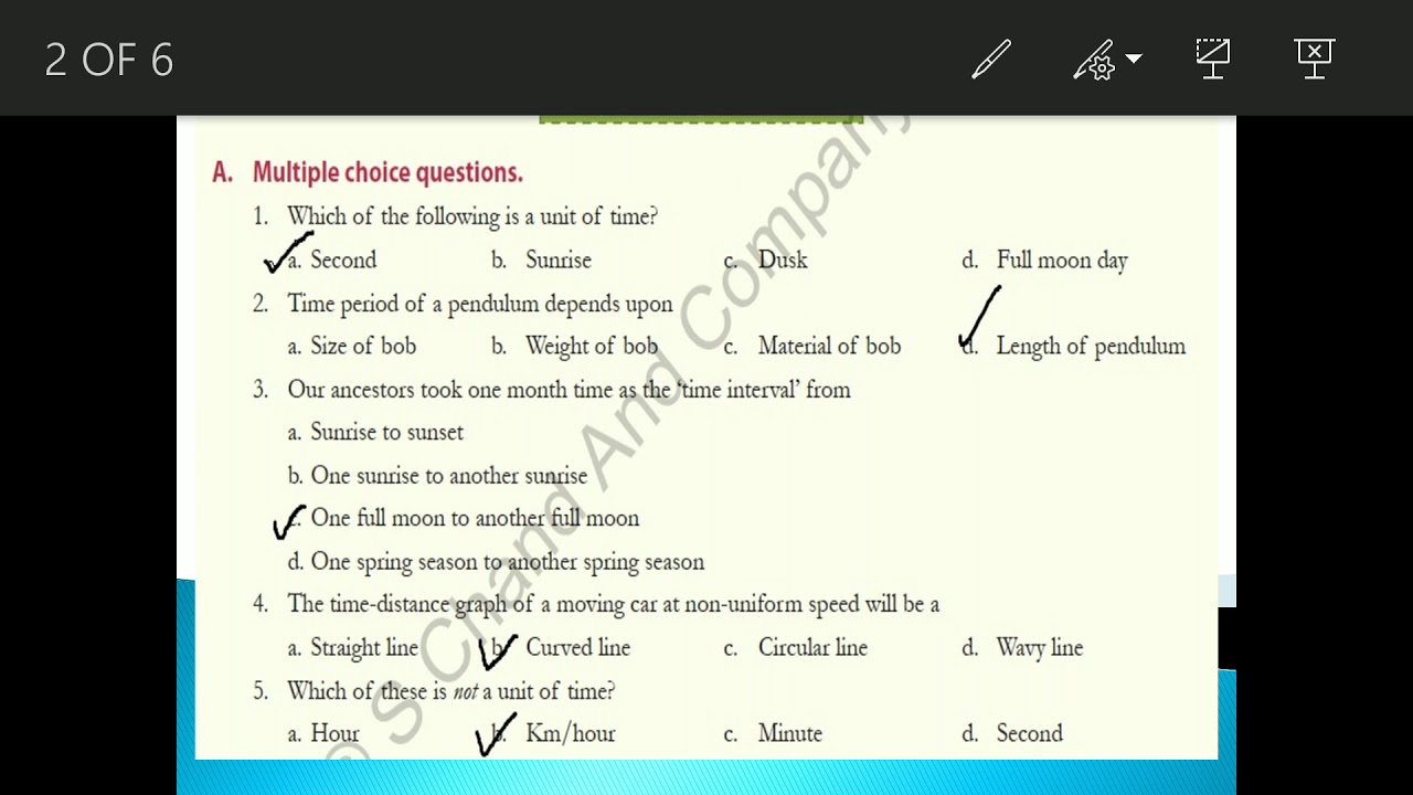 Class 7 Time and Motion Excercise Part 1 - YouTube