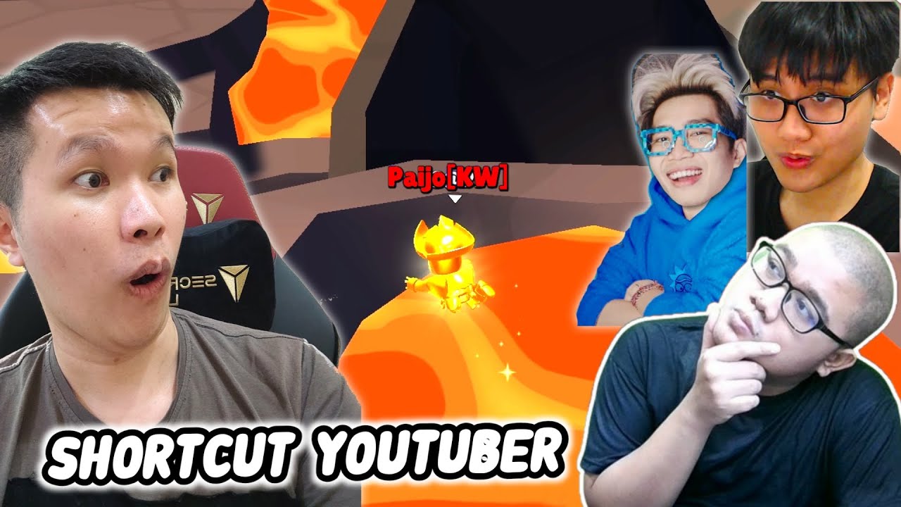 AKU REVIEW SHORTCUT YOUTUBER DI STUMBLE GUYS!? PRO SEMUA! - YouTube