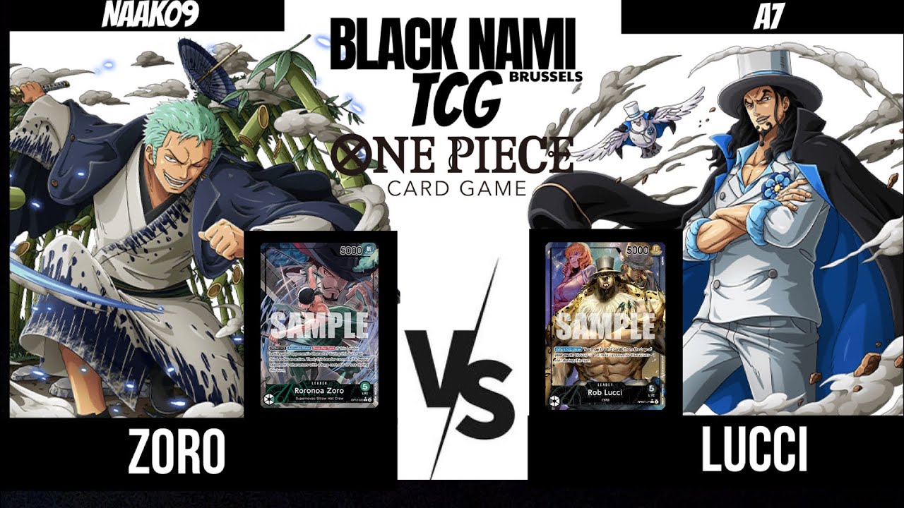One Piece TCG - [OP12] - Zoro VS Lucci - Outpost Gamecenter - YouTube