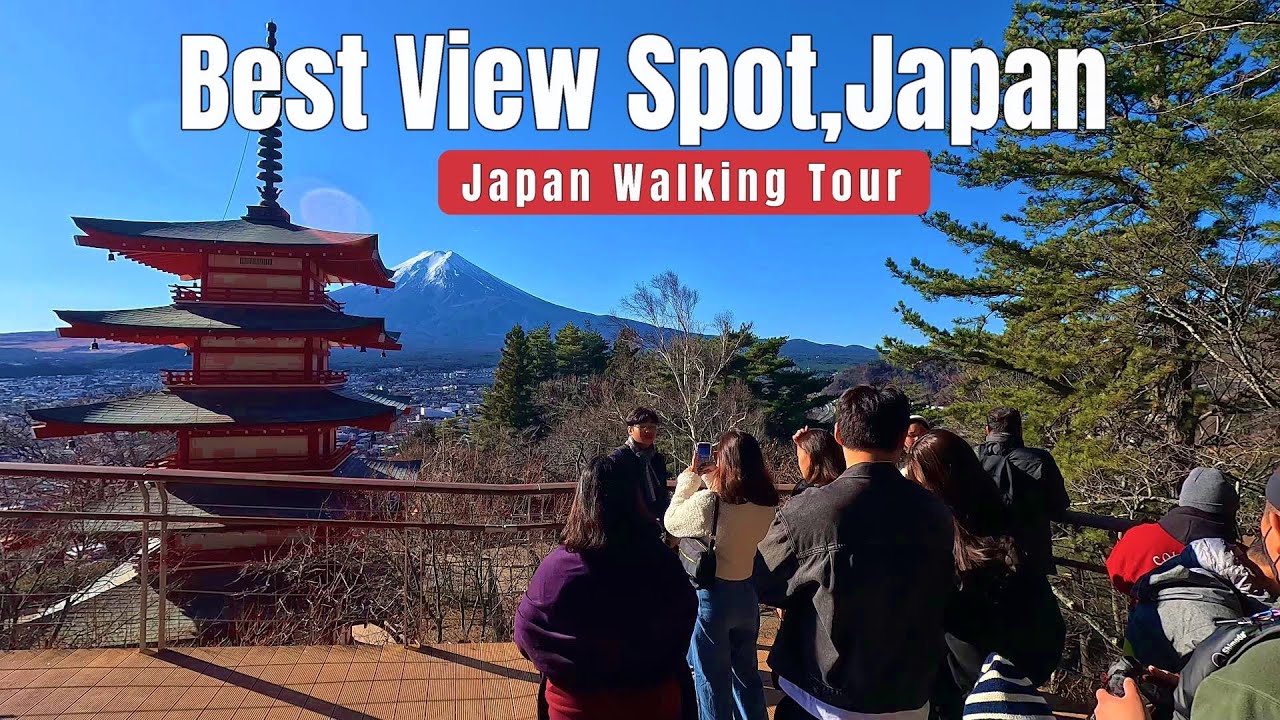 Japan's Most Famous View Spot -4K JAPAN- Mt Fuji can be seen most ...