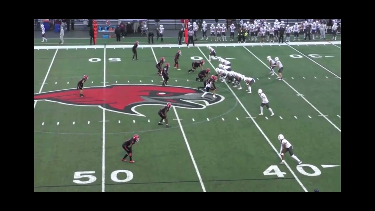 Eric Cowan College Defensive Highlights - YouTube