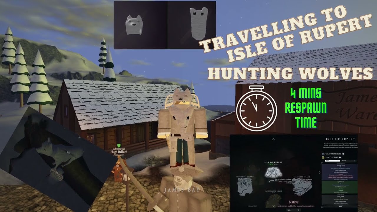 Hunting Guide - Wolves at the Isle of Rupert | Respawn time | Northwind ...