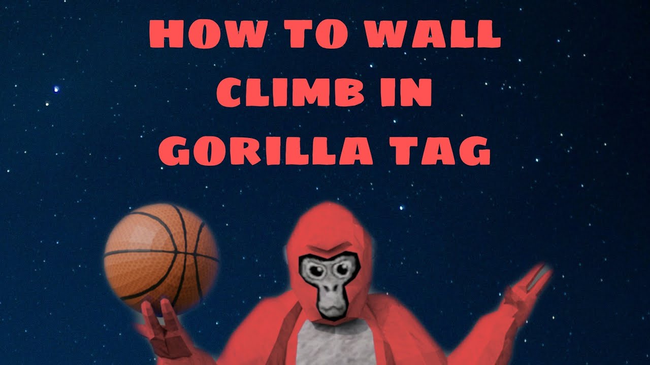 how to wall climb in gorilla Tag! (gorilla tag VR) - YouTube