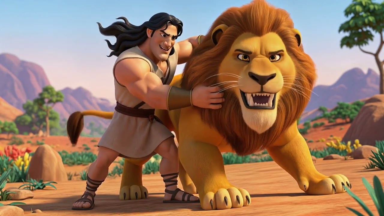 Samson’s Strength: God Gives Us Our Gifts! Kids Bible Stories ...