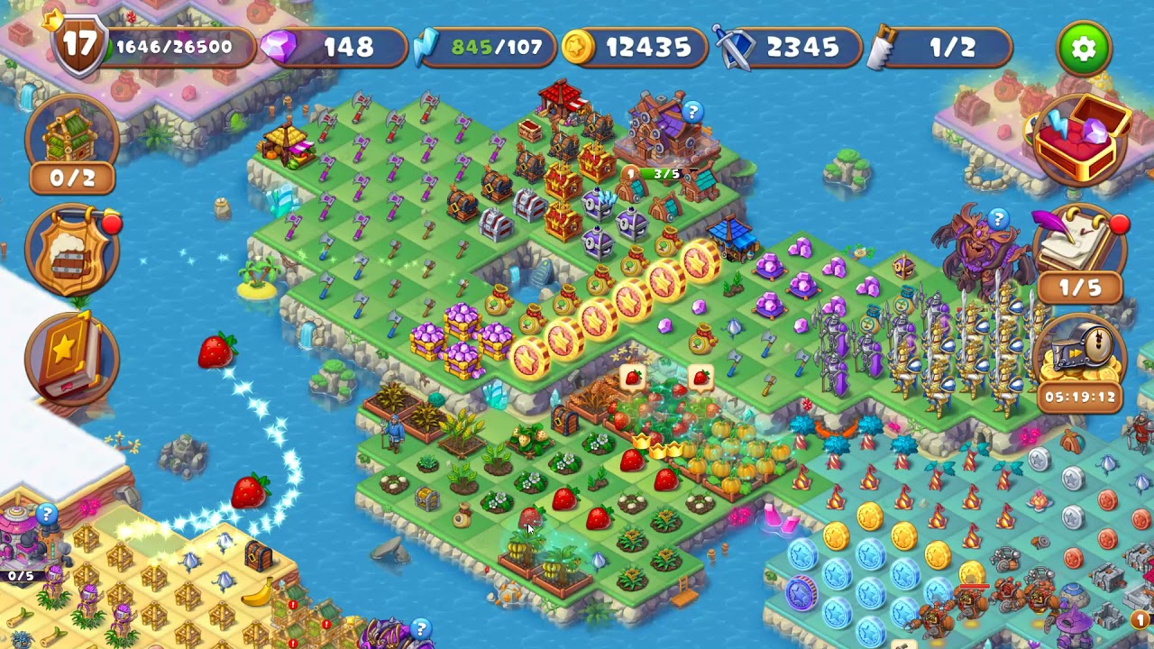 Mergest Kingdom Gameplay LVL 17 - YouTube