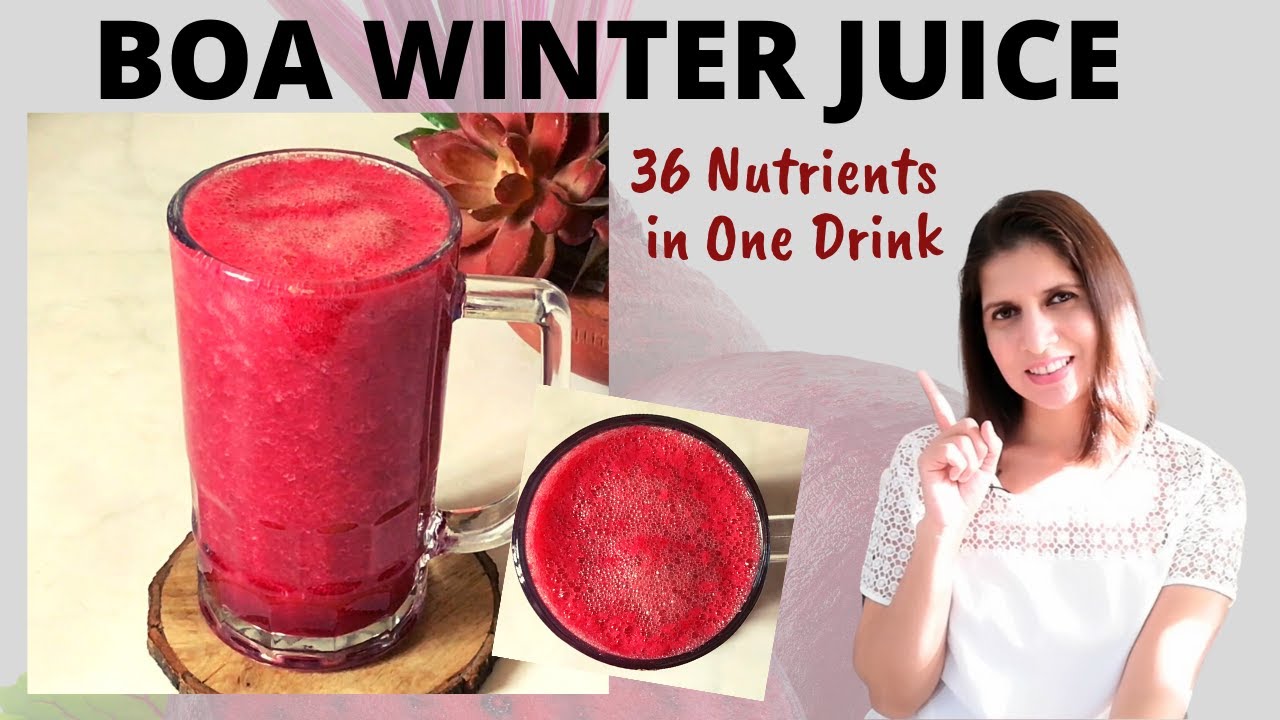 BOA WinterJuice Recipe | Healthy Quick & Easy | 36 Nutrients in a ...