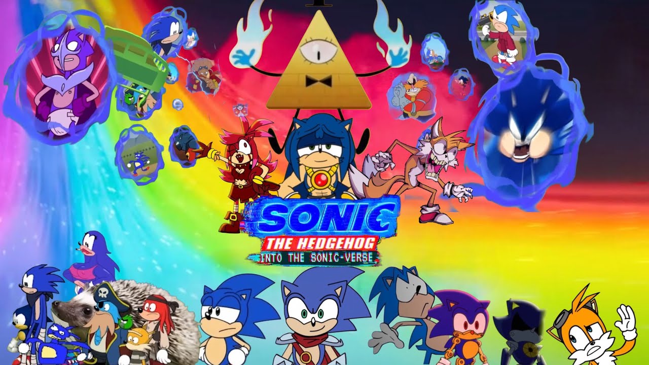 Sonic into the sonic-verse uma fãma de do canal @mashed com a aparição ...