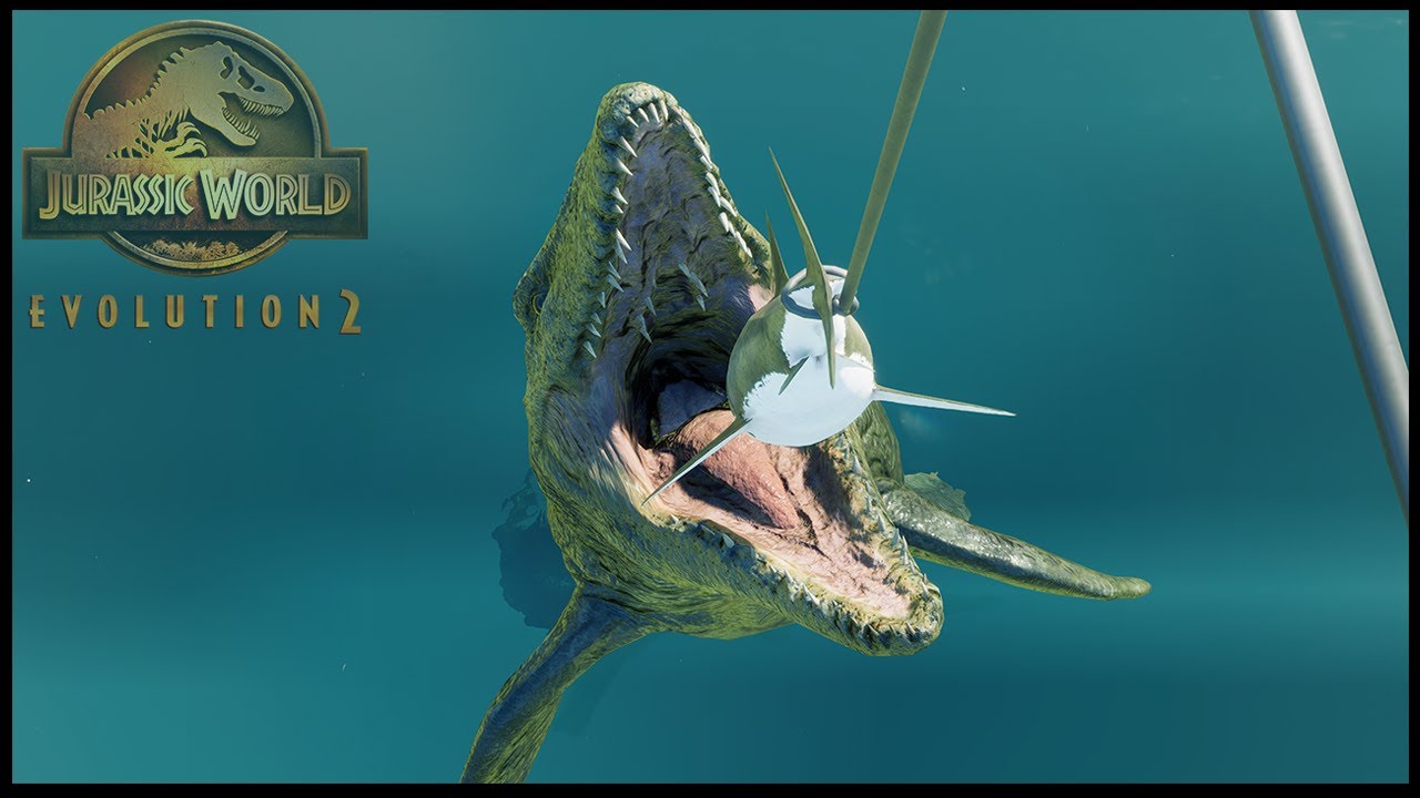 CREATING THE NEW LAGOON AND FEEDING THE MOSASAURUS | JURASSIC WORLD ...