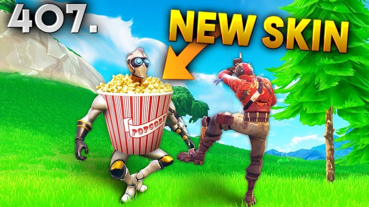 NEW POPCORN SKIN..?! Fortnite Daily Best Moments Ep.6 (Fortnite Battle ...