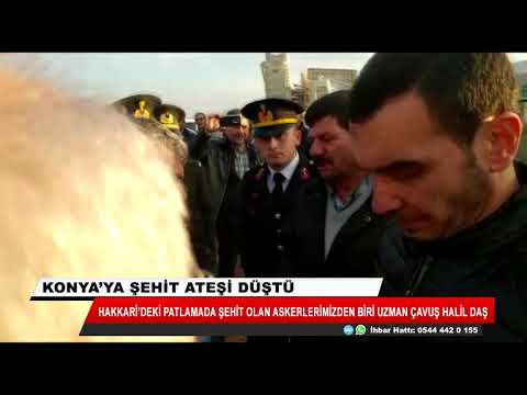Konya’ya şehit ateşi düştü