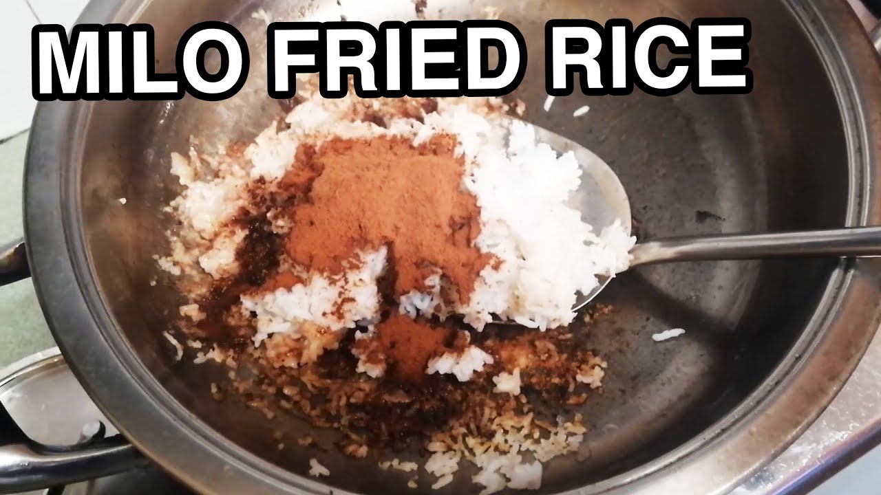 Milo Fried Rice (Challenge to Uncle Roger) - YouTube