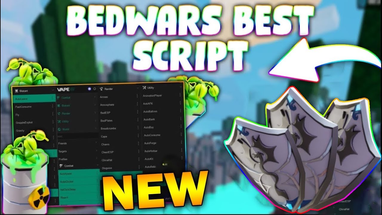 *NEW* BedWars Script (PASTEBIN 2024) (GODMODE, KILL AURA, AIM ASSIST ...