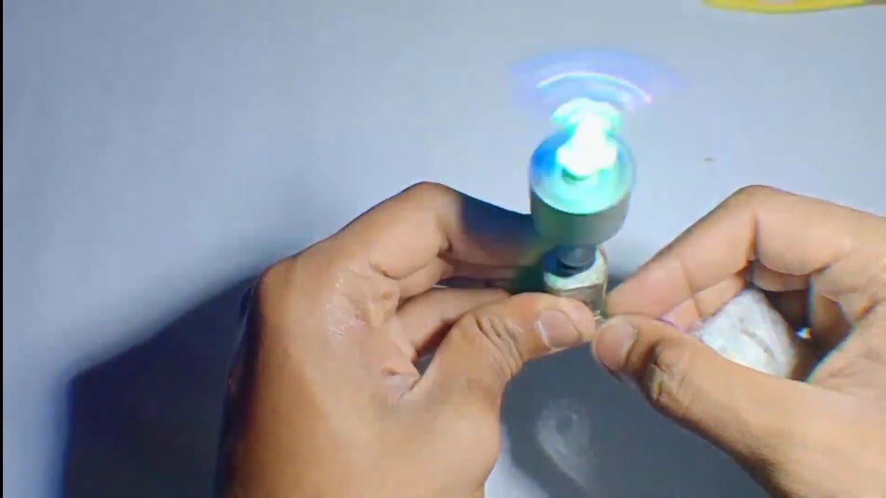 Amazing spining RGB led light || how to make a spinning led light using ...
