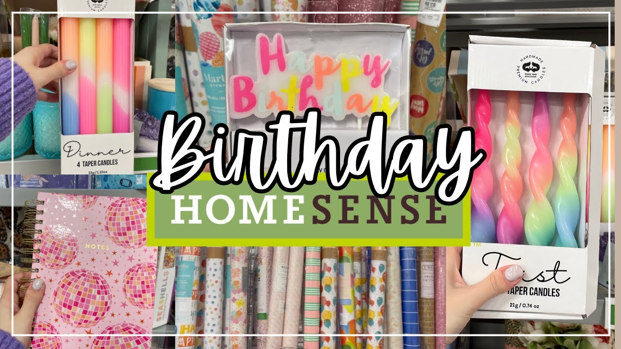 Homesense Birthday Party Items & Deals | Stationary, Party Favors ...