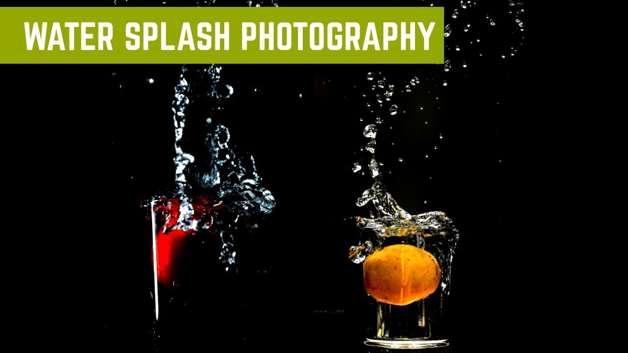 Water Splash Photography using Nikon Camera Tutorial - YouTube