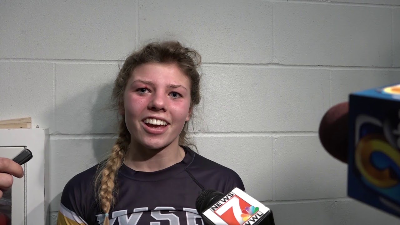 Annika Behrends of Waverly Shell Rock 132 State Champ - YouTube