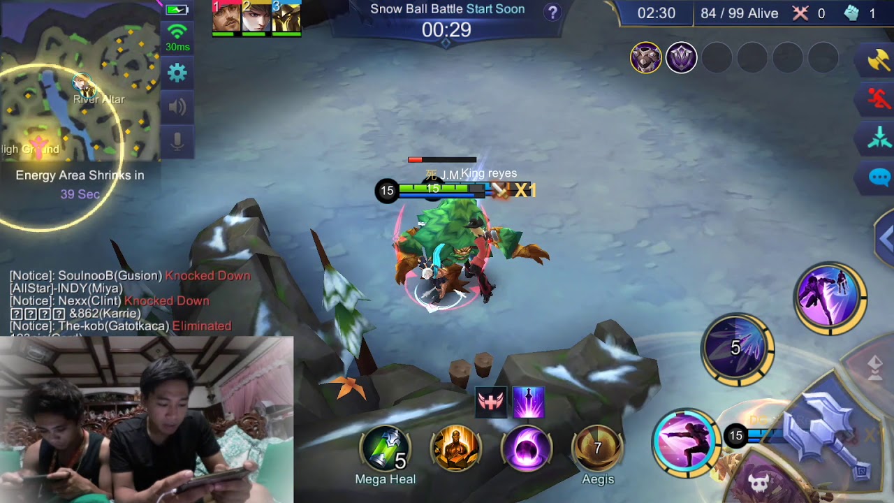 MOBILE LEGENDS SURVIVAL WITH KING (BRUSKOBROS) - YouTube