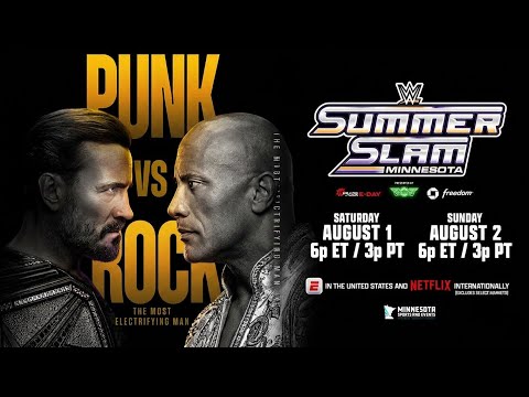FULL MATCH - CM Punk vs. The Rock: WWE SummerSlam 2026