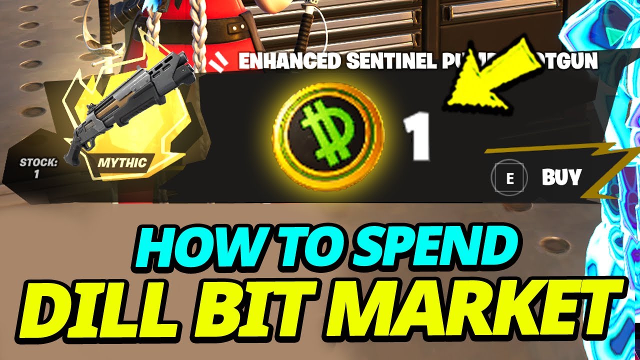 How to EASILY Spend Dill Bit on the Black Market - Fortnite Chapter 6 ...