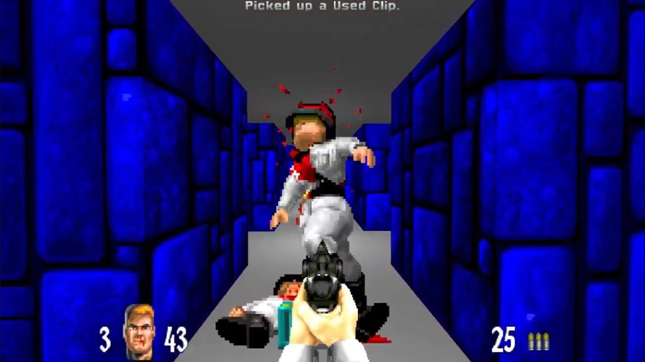 Wolfenstein 3D EC (Edge Classic / Doom Engine) - Quick Test - YouTube