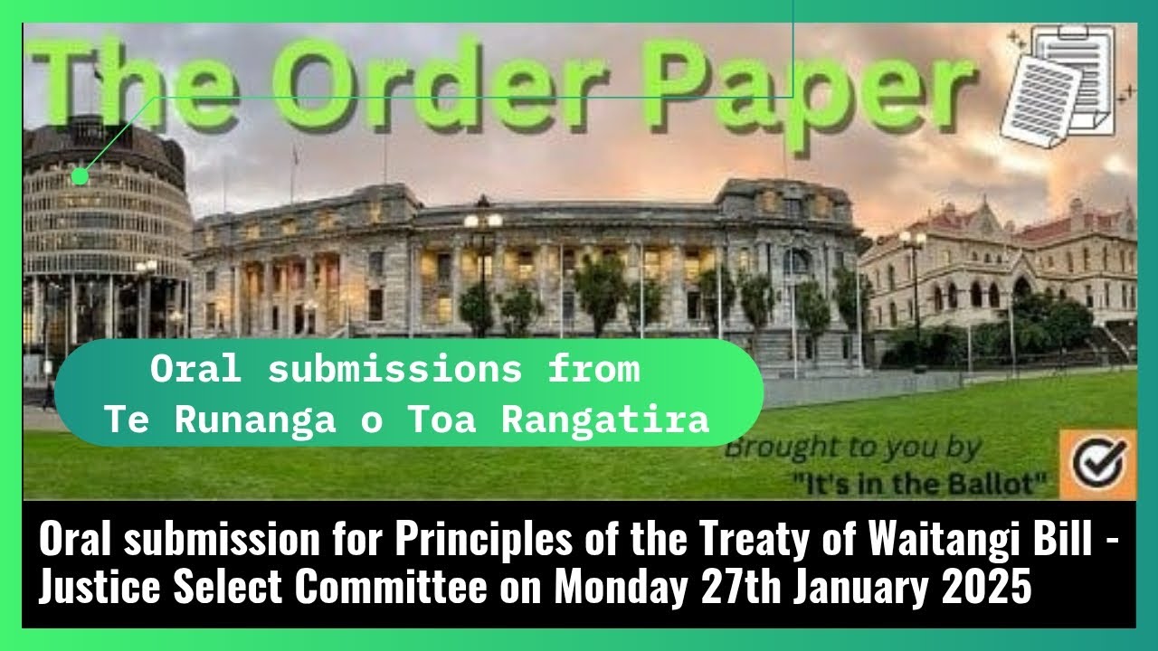 Te Runanga o Toa Rangatira Submission - Principles of the Treaty of ...