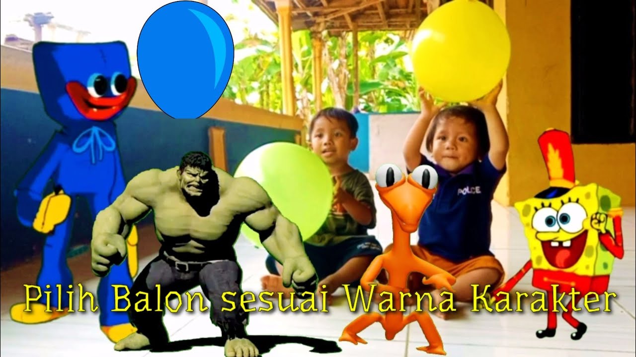 Dava Devan Memilih Karakter Sesuai Warna Balon, Kids Dade H.A - YouTube