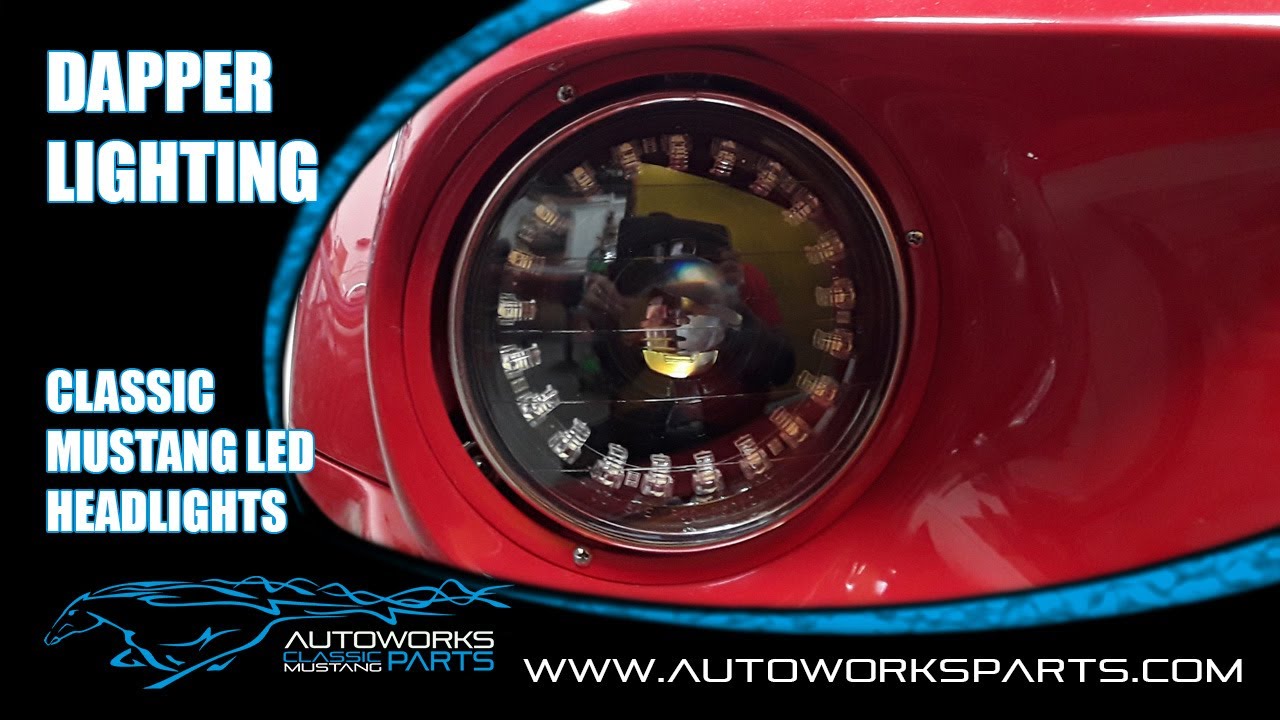 Classic Mustang L.E.D Headlight - Dapper Lighting Seven - Autoworks ...