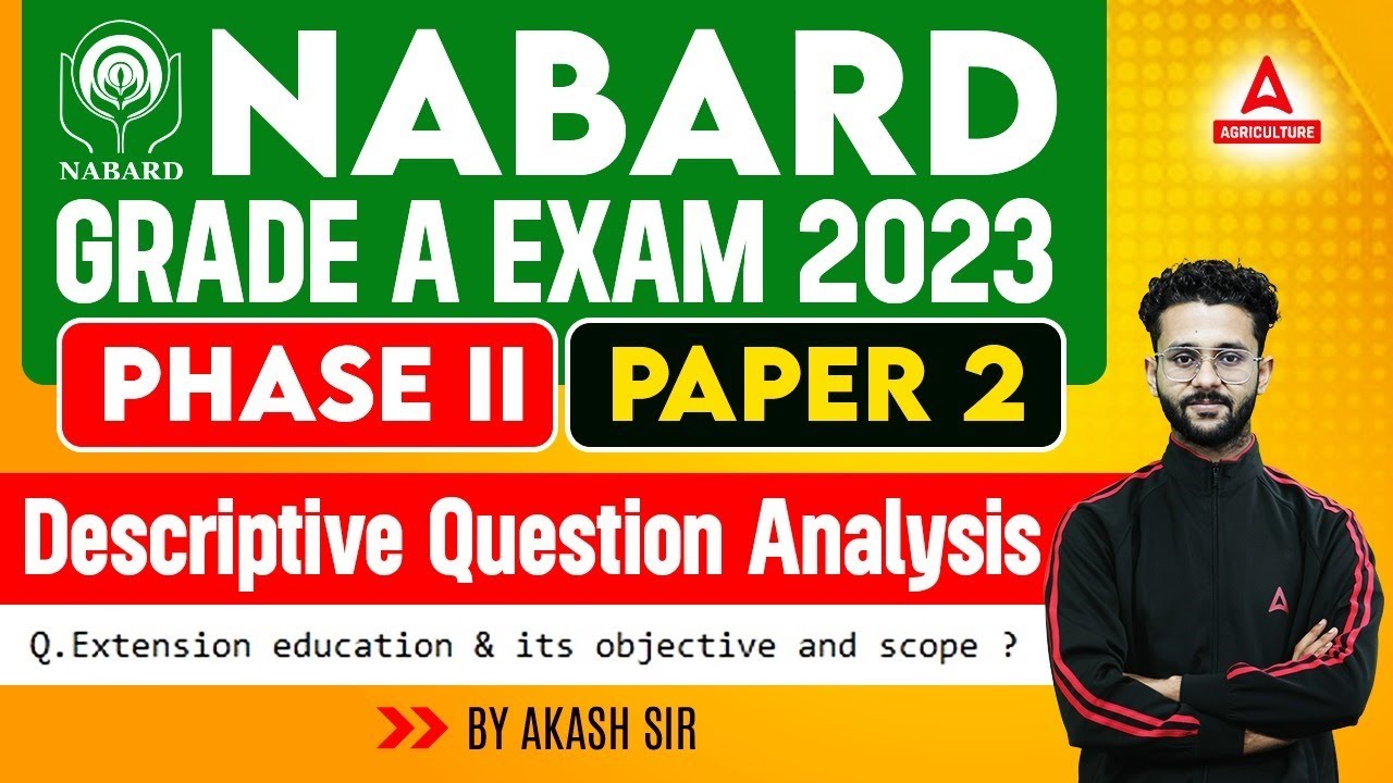 NABARD Grade A Phase 2 Descriptive Question Analysis | NABARD Grade A ...